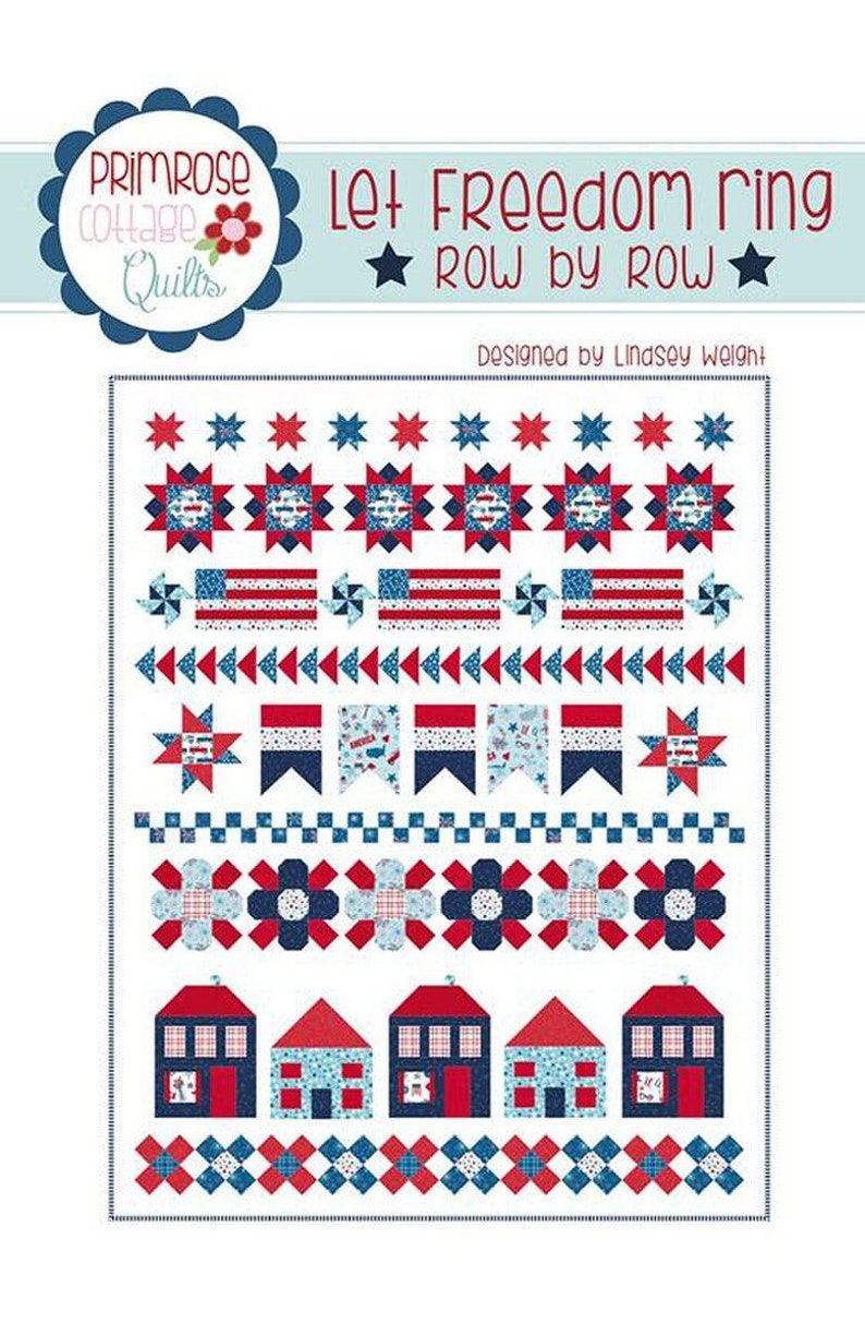 Let Freedom Ring Row-by-row Quilt PATTERN by Lindsey - Etsy