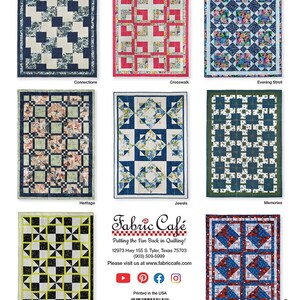 One Block 3 Yard Quilts - PATTERN Book - by Donna Robertson & Fran ...