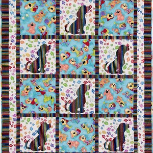 Perfect Pets - 3 Yard Quilt Pattern - by Fran Morgan of Fabric Cafe ...