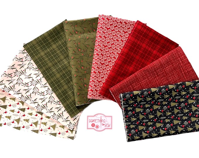 Christmas is in Town Favorites - Fat Quarter Bundle - (8) Fat Quarters ...