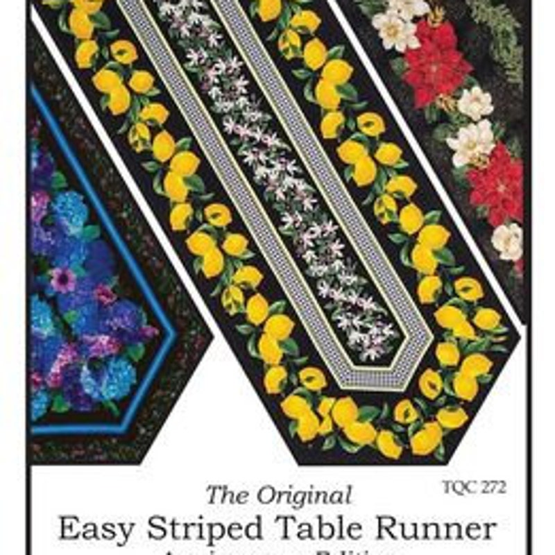 Striped Table Runner - Etsy