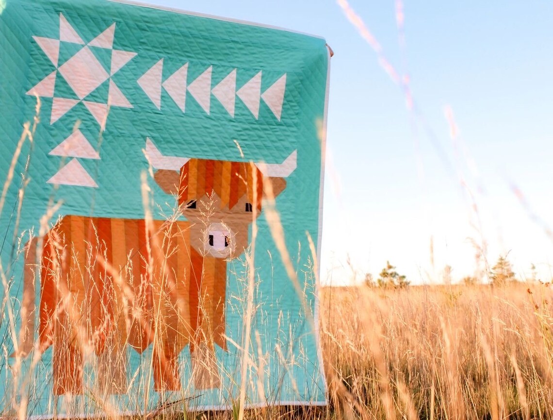 Cattle Call - A Highland Coo Quilt Pattern Booklet - by Art East Quilt ...
