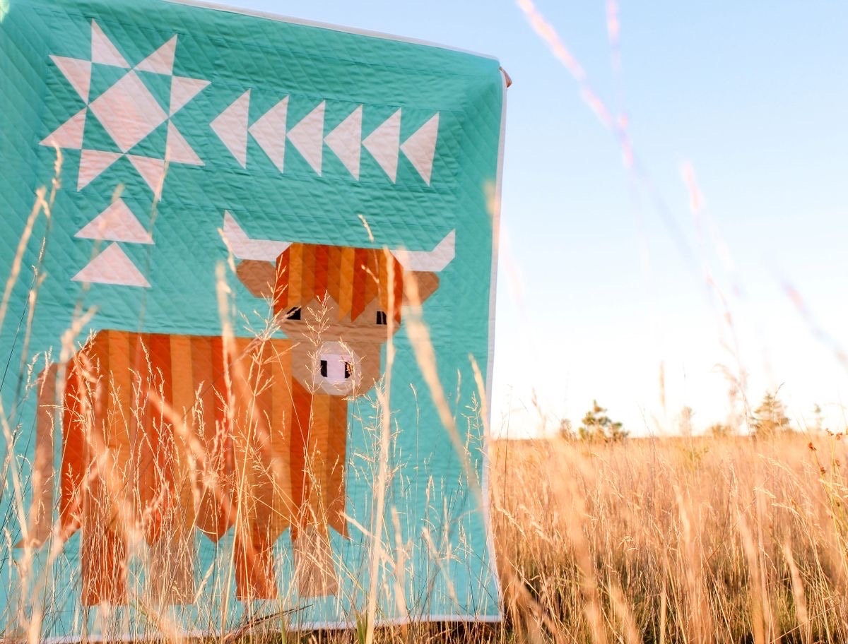 Cattle Call - A Highland Coo Quilt Pattern Booklet - by Art East Quilt ...