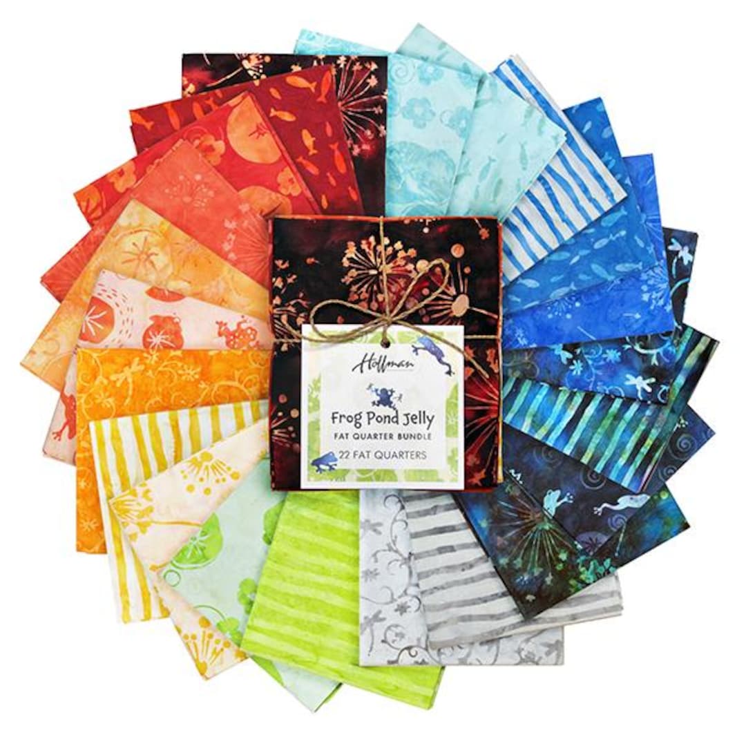 Frog Pond Jelly Fat Quarter Bundle - Rainbow Batiks - 20pcs/bundle ...