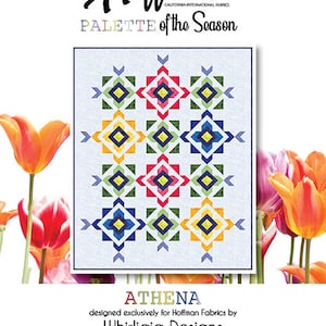 Athena - 2023 Fall Palette of the Season - Quilt KIT - Featuring 1895 Bali Watercolors Batiks ...