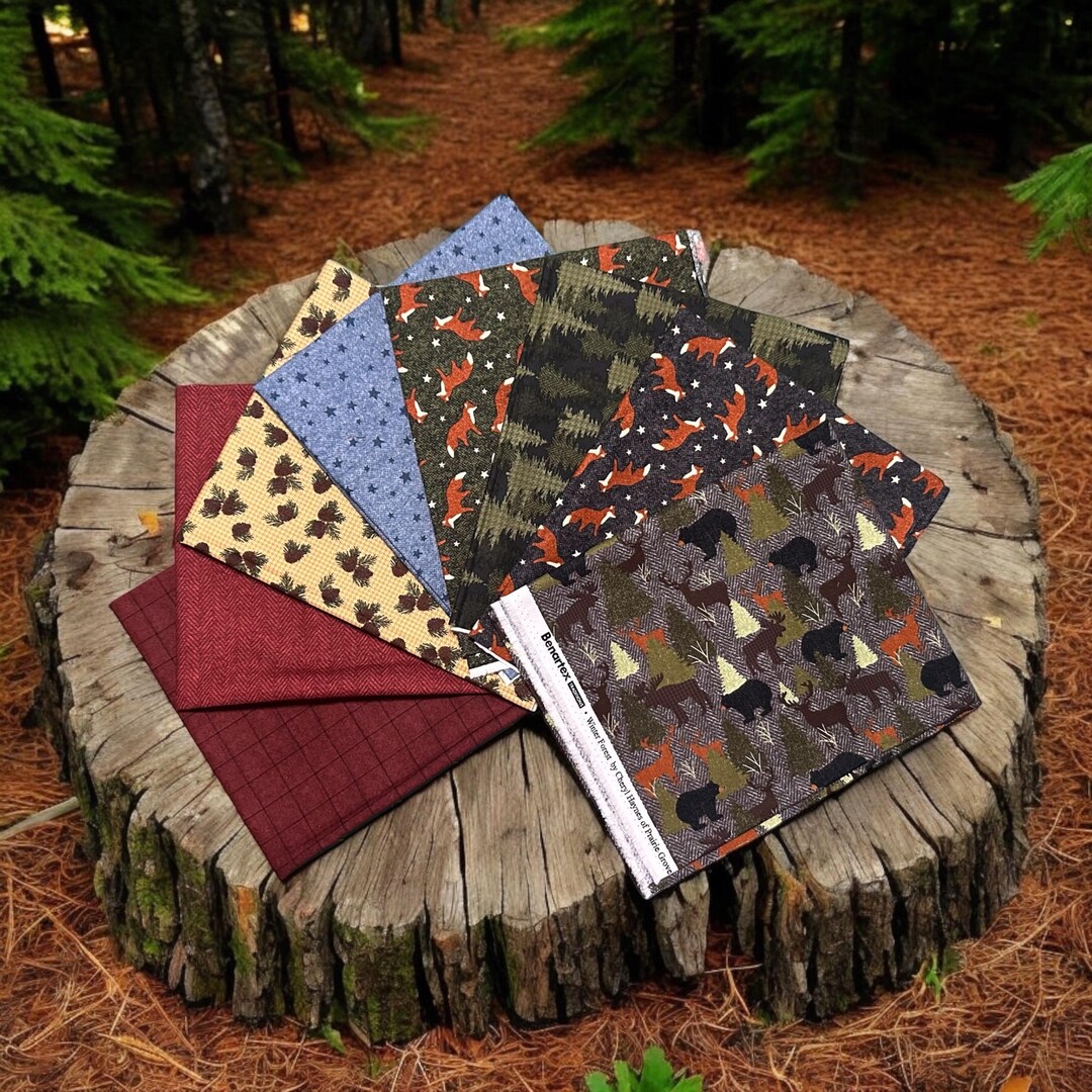Winter Forest Favorites - Half Yard Bundle - (8) 18" X 43" Half Yard ...