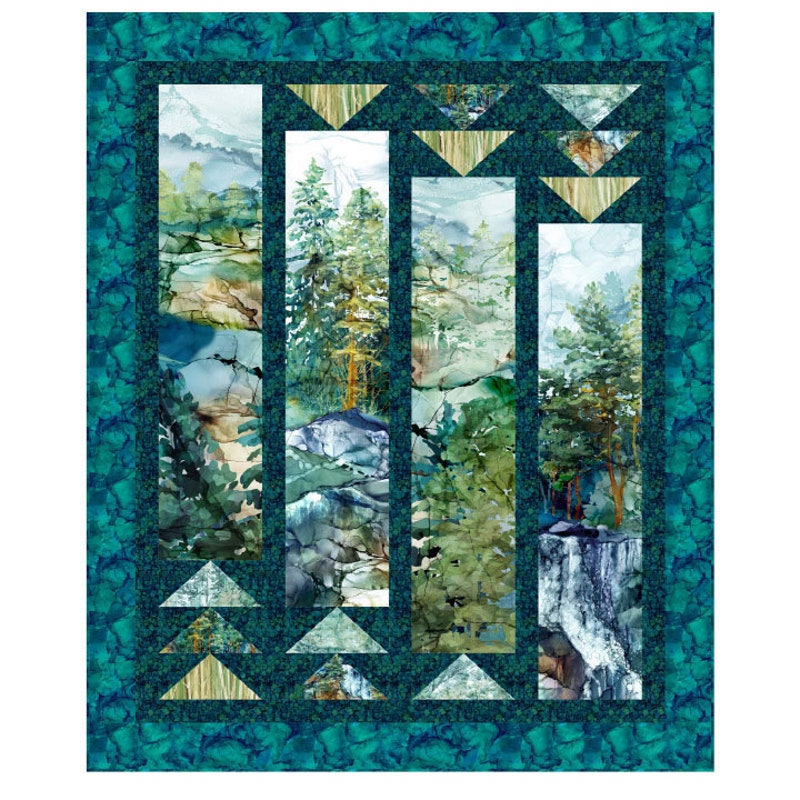 Wilderness Quilt Pattern - Etsy