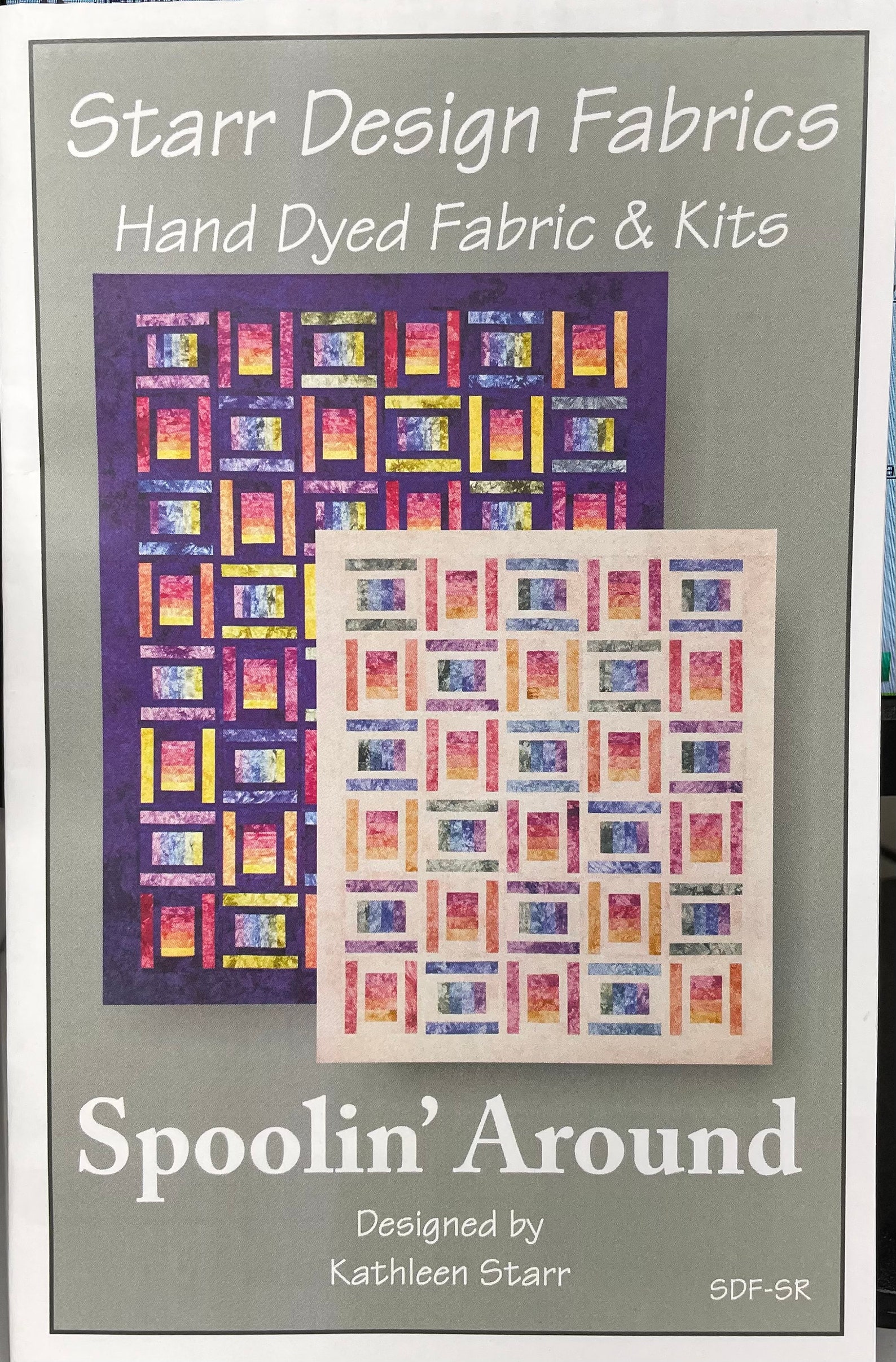 Spoolin' Around Queen Size Quilt KIT Starr Designs Hand - Etsy