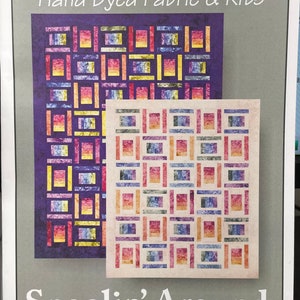 Spoolin' Around Queen Size Quilt KIT - Starr Designs- Hand Dyed Fabrics ...