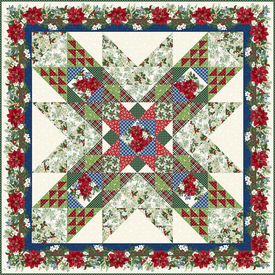 Winter Blooms Quilt - Quilt PATTERN - Jason Yenter - in the Beginning ...