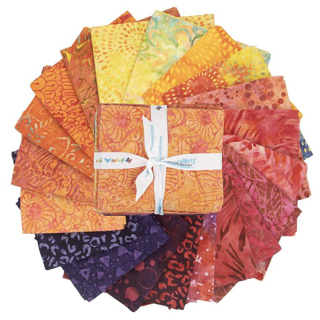 Expressions Batiks Phoenix Fat Quarter Bundle - (20) 18" X 22" - by ...