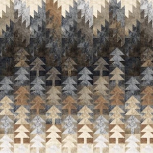 Misted Pines 2.0 - Quilt PATTERN - by Patti's Patchwork - Ombre Trees ...