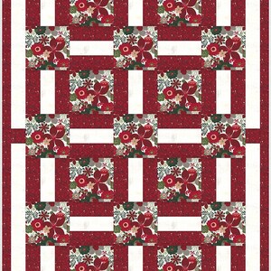 Porch Rails 3 Yard Quilt Pattern - by Fran Morgan of Fabric Cafe ...