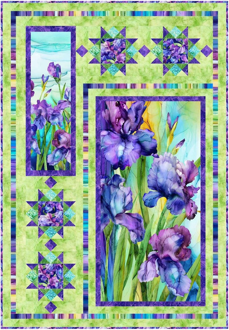 Stella Flora- Quilt PATTERN - by Patti's Patchwork - Multiple Sizes ...