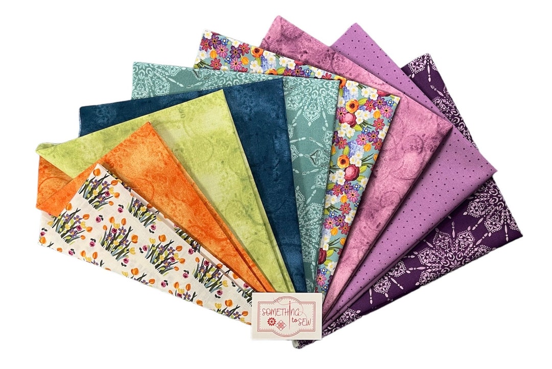 Floral Fun - Fat Quarter Bundle - (9) Fq's From Floralicious by Lila ...