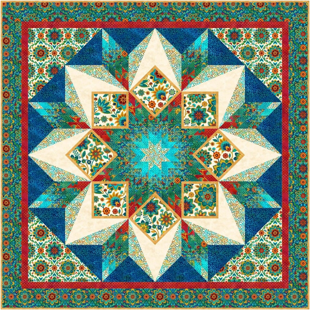 Boho Starburst - Quilt PATTERN - by Patti's Patchwork - Multiple Sizes ...