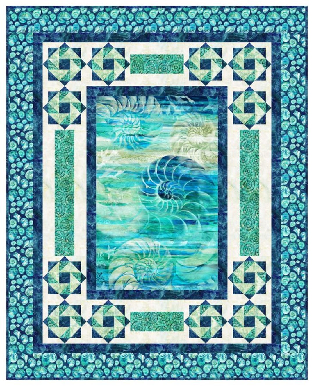 Whorl Whimsy - Quilt Pattern - Bound to Be Quilting, Pat Syta & Mimi ...