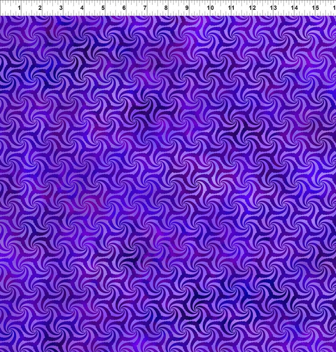 Elysian - Twist - Yardage - Jason Yenter for in the Beginning - Geometric - Purple - 4JYN 3 - Etsy