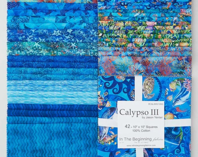 Calypso III - Layer Cake - (42) 10” Squares - 10” Stacker - by Jason ...