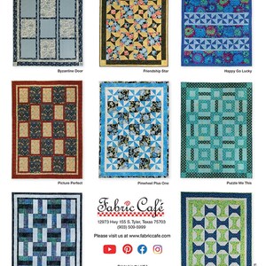 Quick 'n Easy - 3 Yard Quilts - PATTERN Book - by Donna Robertson ...