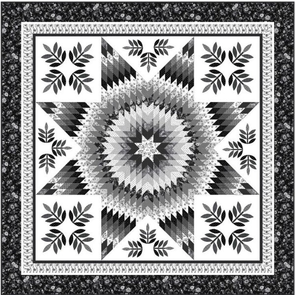 Lone Star Quilt Pattern - Etsy