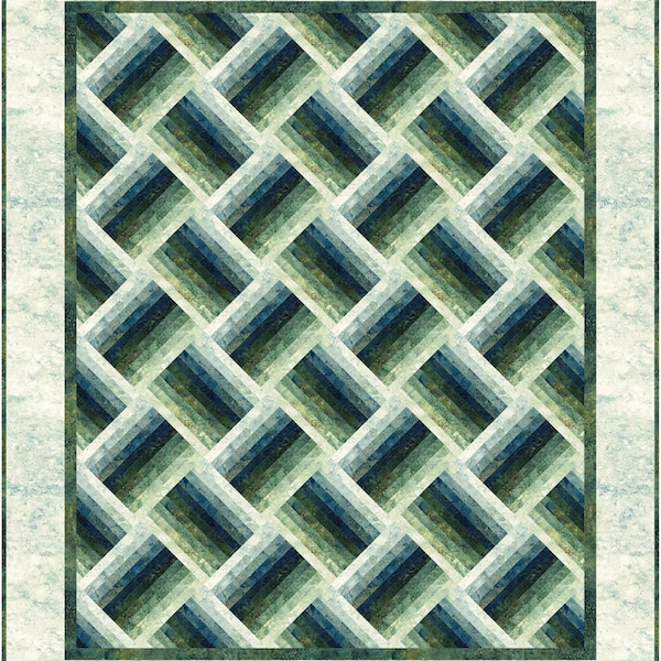 Rail Fence Quilt Pattern - Etsy