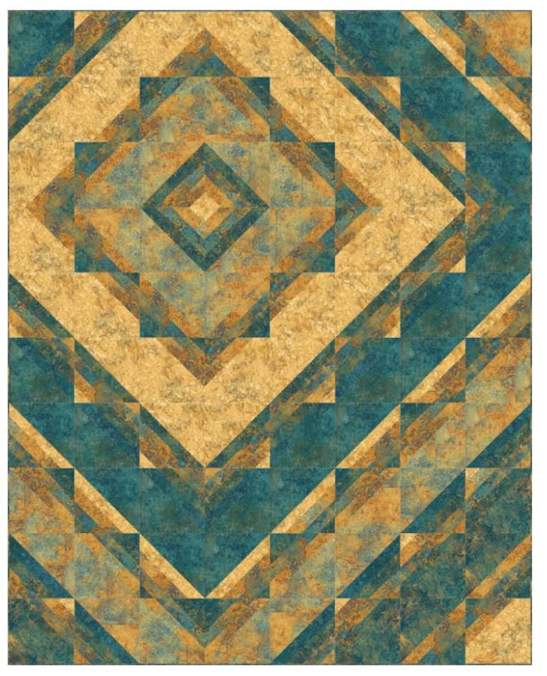 Concentric - Quilt PATTERN - by Patti's Patchwork - Multiple Sizes - Pp-concentric - Etsy