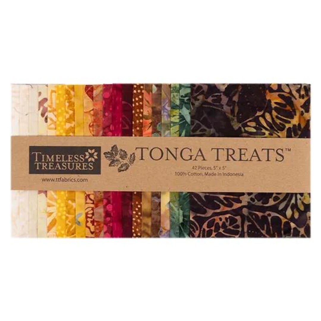 Tonga Treats Batiks - Cider Minis - Charm Pack - (42) 5” Squares - 5 ...