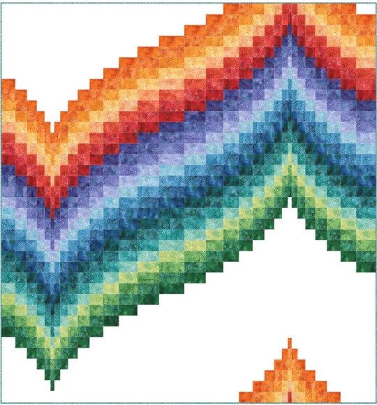 Cosmic Wave Quilt PATTERN by Patti's Patchwork - Etsy