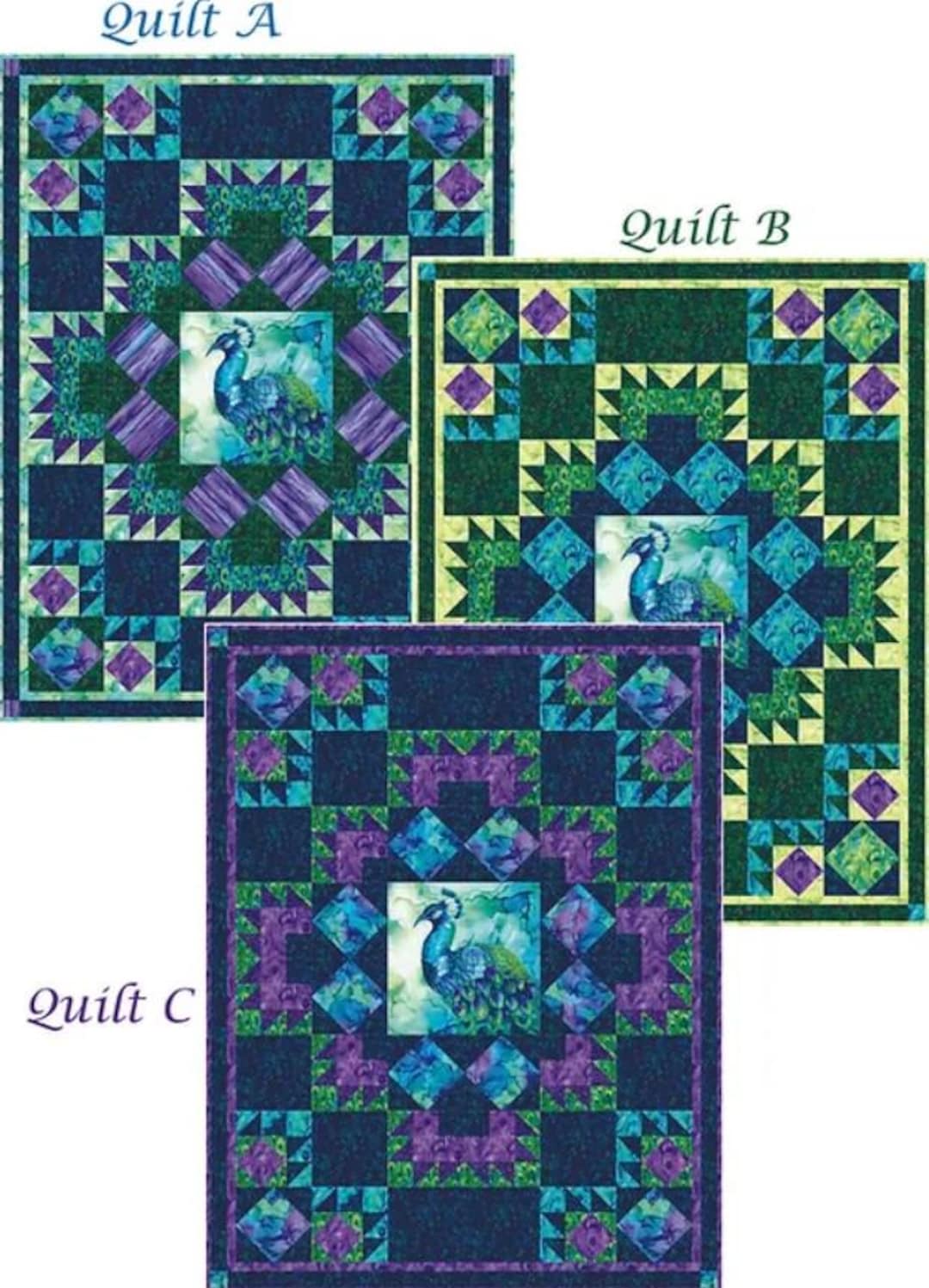 Blue Mountain Lake Lap Quilts - Quilt PATTERN - by Trillium Ridge ...
