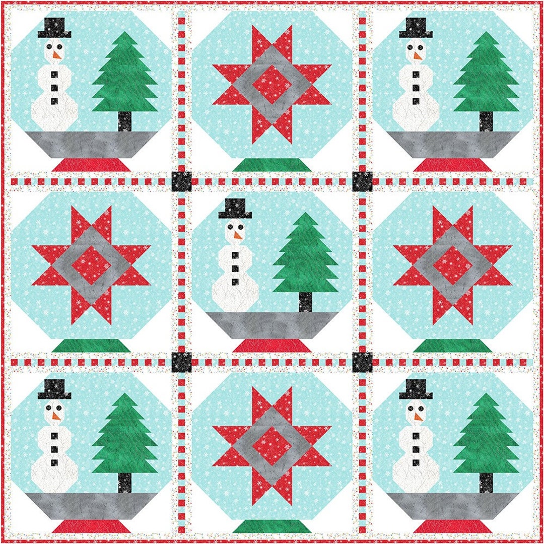 Snow Globe Collection - Quilt KIT - by Natalie Crabtree for Windham ...