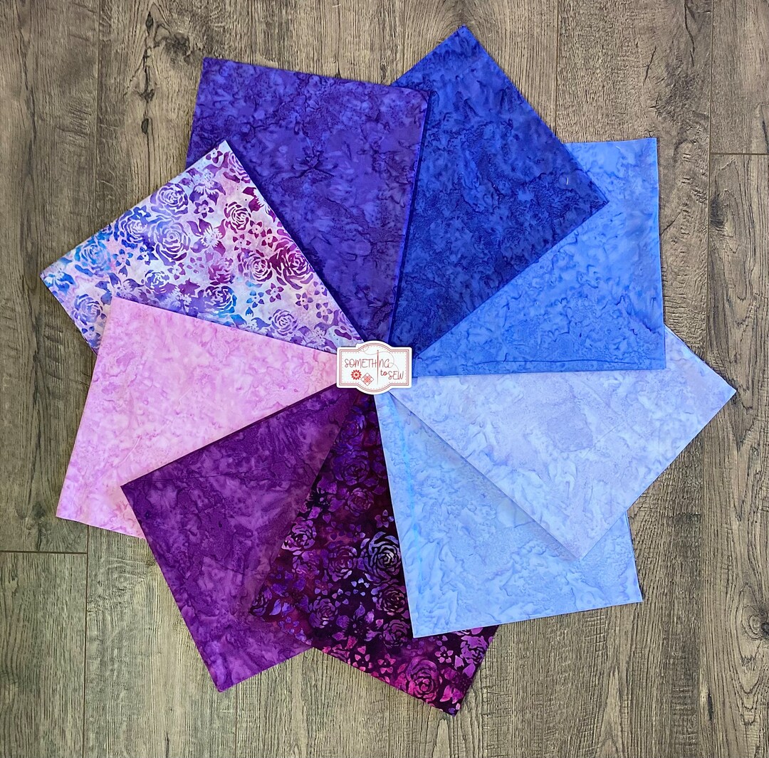 Purple Appeal BATIKS! - Fat Quarter Bundle - (9) Fq's From the ...