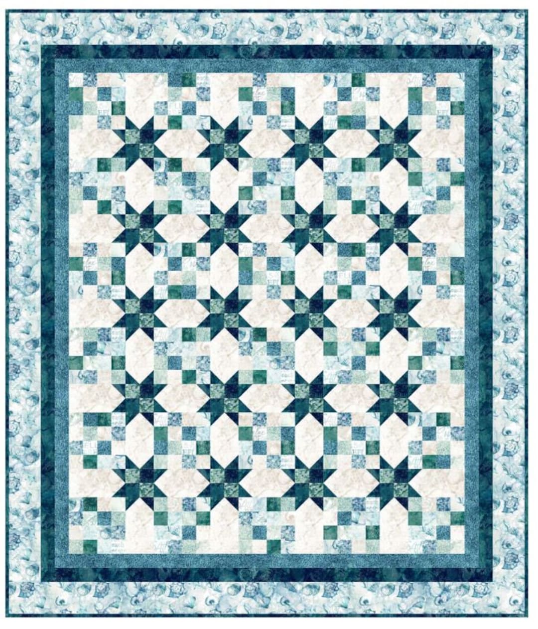 Earthshine - Quilt Pattern - Bound to Be Quilting, Pat Syta & Mimi ...