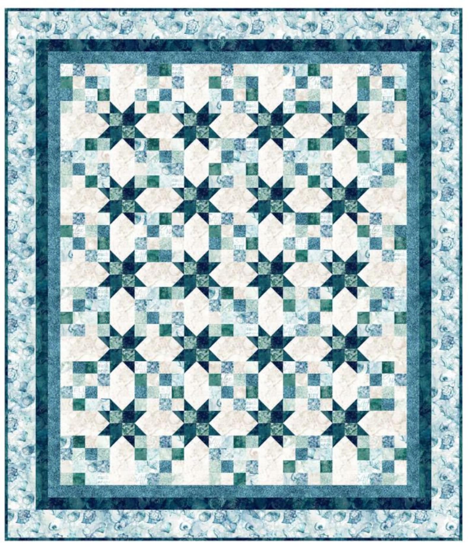 Earthshine - Quilt Pattern - Bound to Be Quilting, Pat Syta & Mimi ...