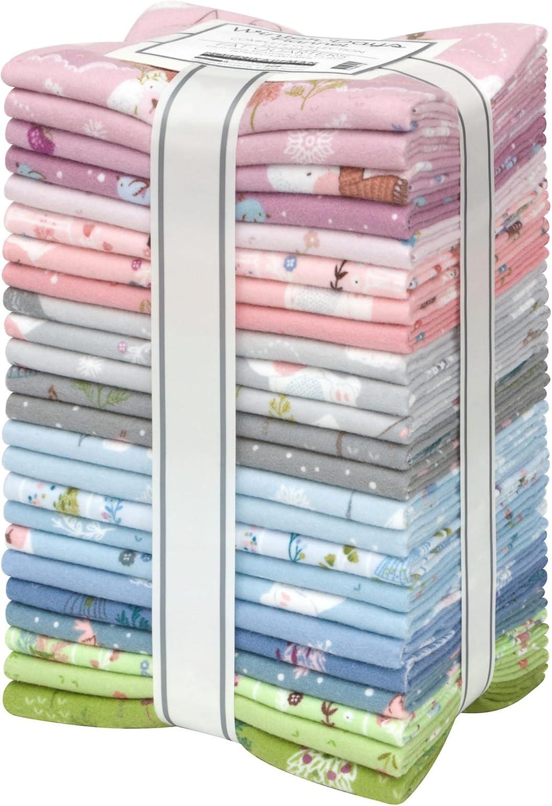Winter Days Flannel - Fat Quarter Bundle - (24) 18" X 21" Pieces - Stacker - by Robert Kaufman ...