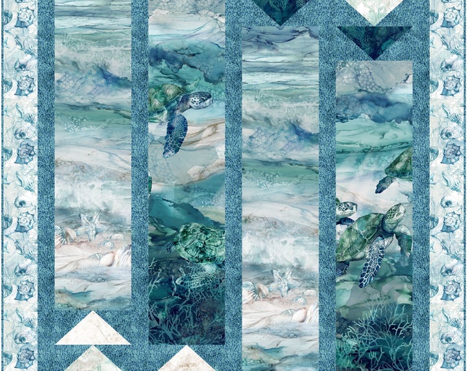 Ingots - Quilt KIT - Featuring Sea Breeze Fabric by Northcott - Pattern ...