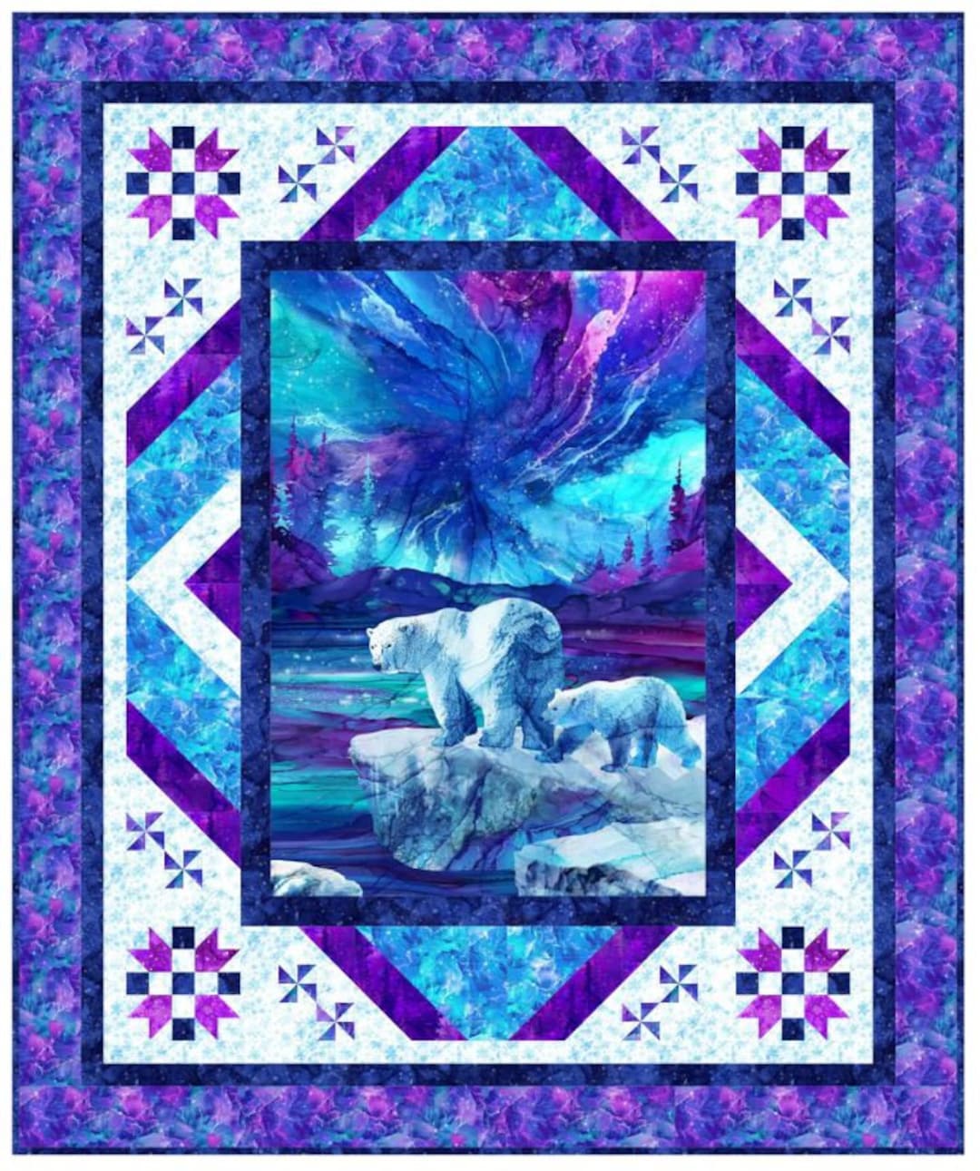 Awesome Sky - Quilt Pattern - Bound to Be Quilting, Pat Syta & Mimi Hollenbaugh - Features ...