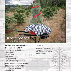 Buffalo Lodge Tree Skirt, Table Runner, & Placemats PATTERN by Krista ...