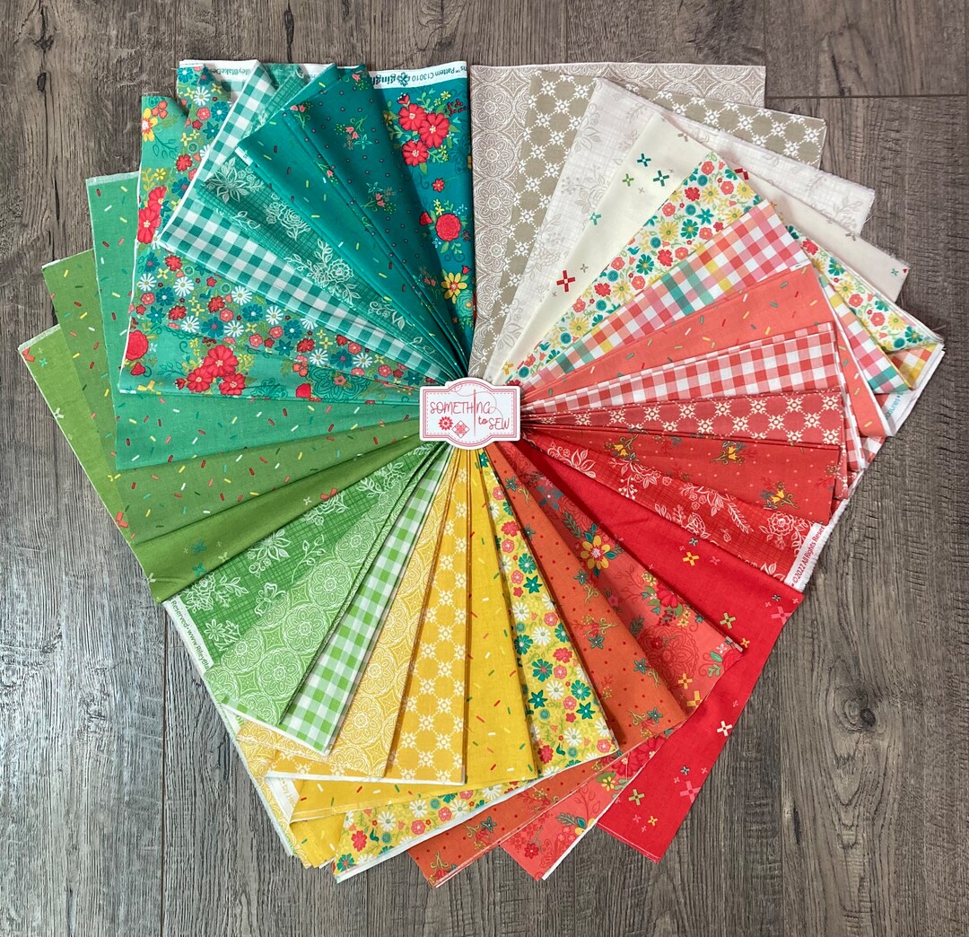 Gingham Cottage Fat Quarter Bundle 31 Fq's by Heather Peterson of Anka ...