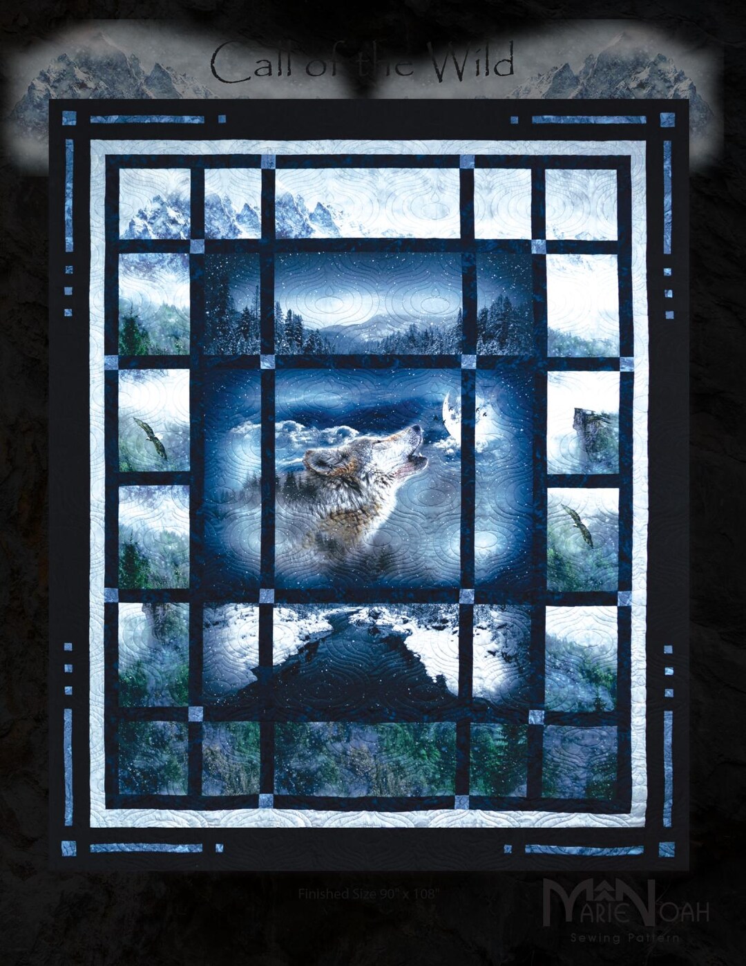 Call of the Wild PATTERN - by Marie Noah at Northern Threads - Uses ...