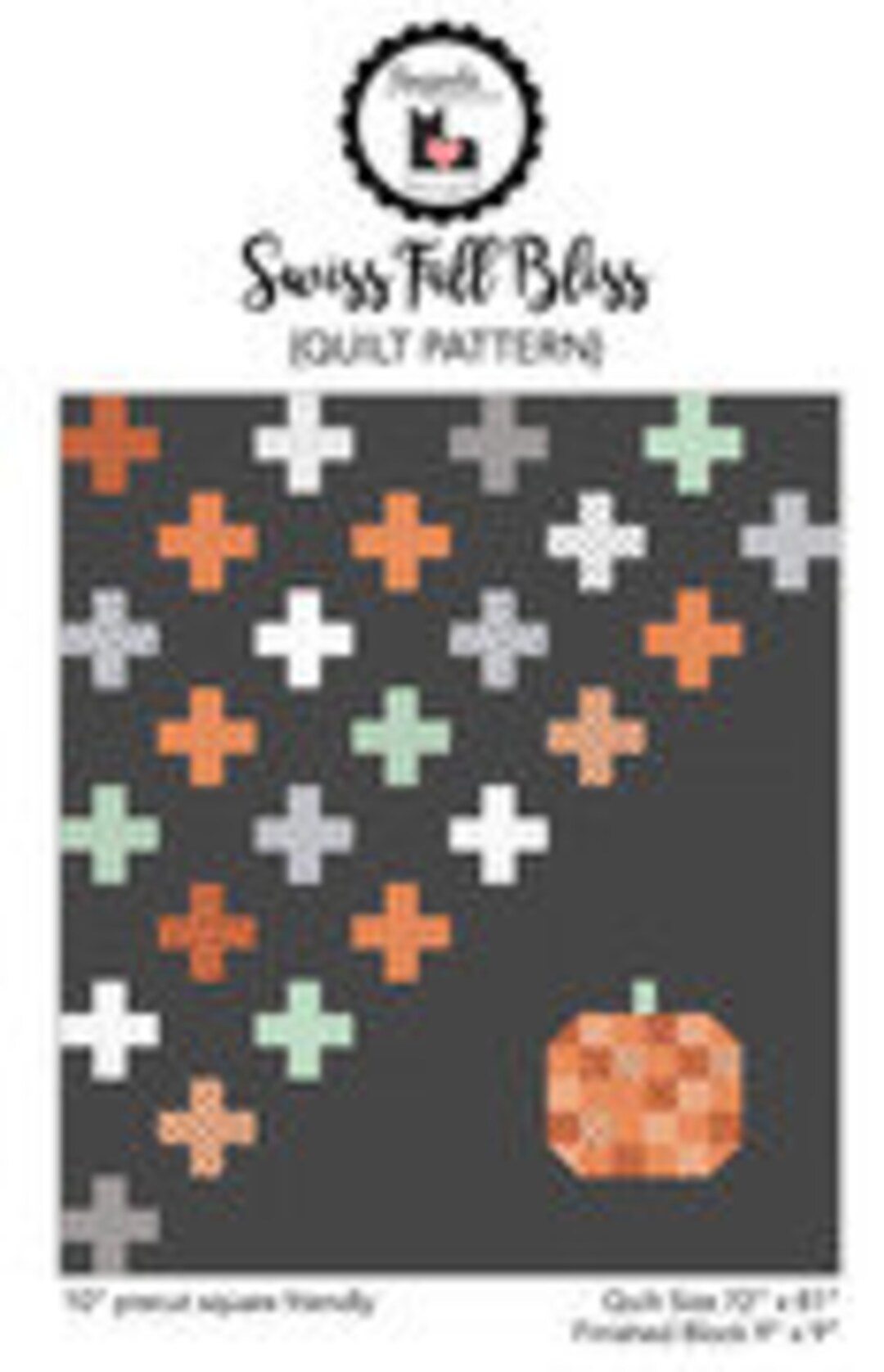 Swiss Fall Bliss Quilt Pattern - Quilt PATTERN - by Amanda Niederhauser ...