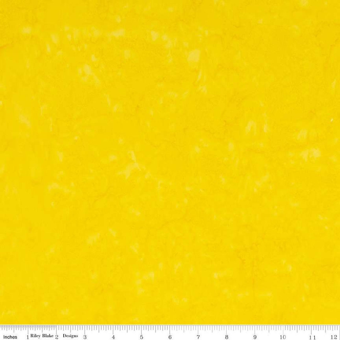 Expressions Batiks - Hand-dyes - Yellow - Yardage - by Riley Blake ...