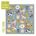 Fab Farm PATTERN -by Elizabeth Hartman - 2 Sizes - Fat Quarter and Fat ...