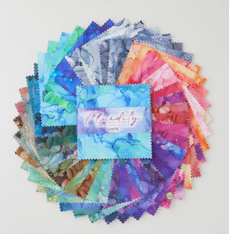Fluidity - Digitally Printed Chips - by Melanie Samra for Northcott ...