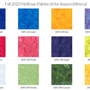 Athena - 2023 Fall Palette of the Season - Quilt KIT - Featuring 1895 ...