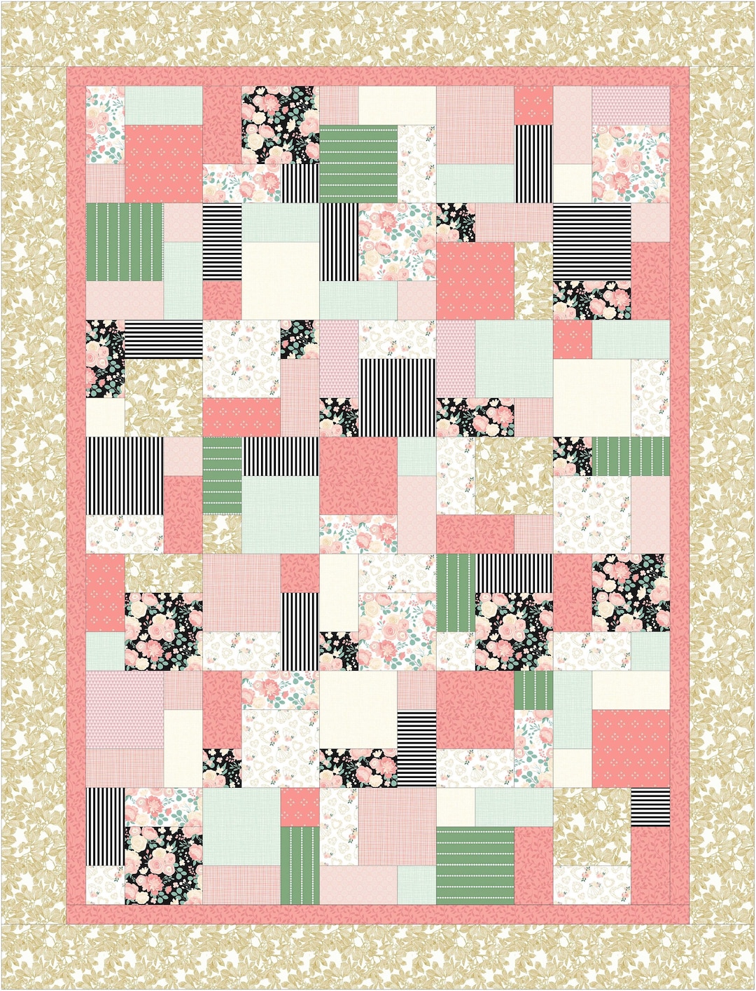 Easy as ABC and 123 - Quilt KIT - Pattern by Jennifer Bosworth for ...