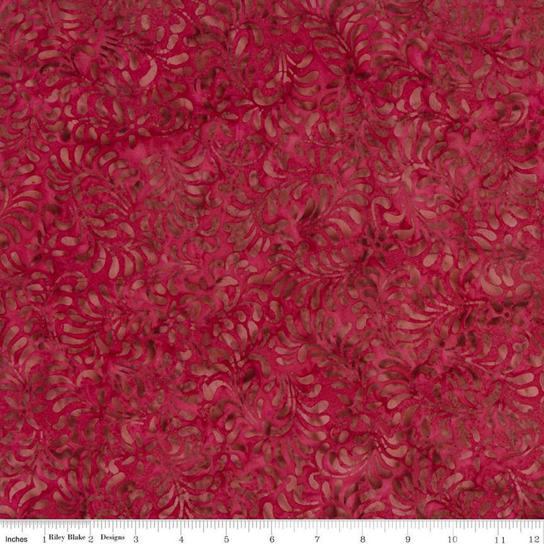 Expressions Batiks - Tjaps - Rhubarb - Yardage - by Riley Blake Designs ...