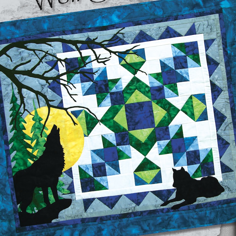 Wolf Quilt Pattern - Etsy