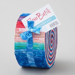 Java Batiks Blossom Strips - Jelly Roll - (40) 2.5" Strips - by Maywood ...