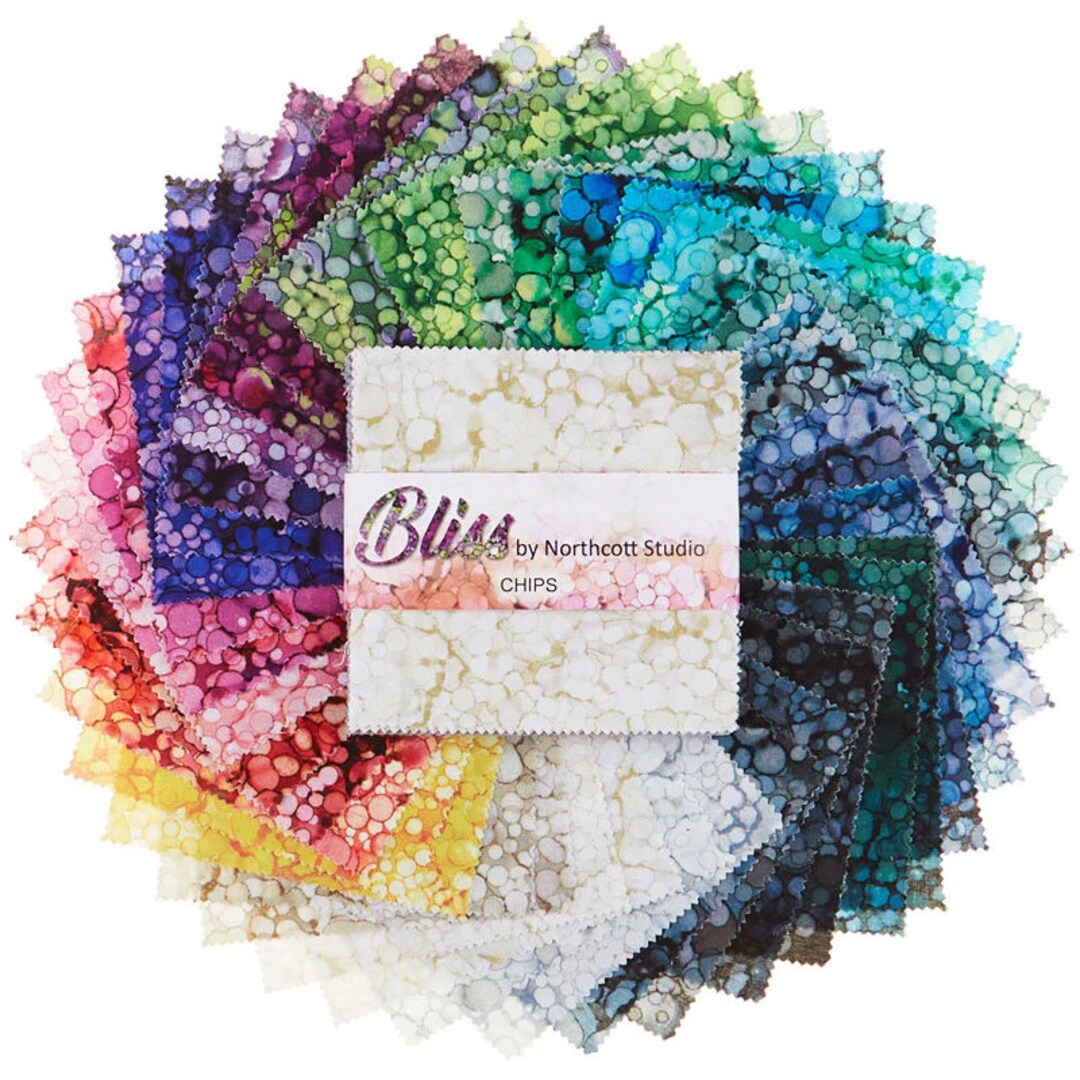 Bliss Charm Pack 5 Chip Pack 42pcs Northcott - Etsy
